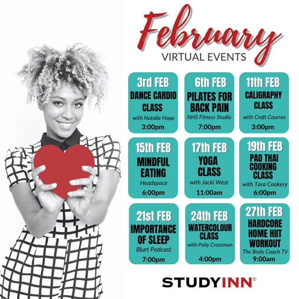 Our Brand New Virtual Events Programme | Study Inn